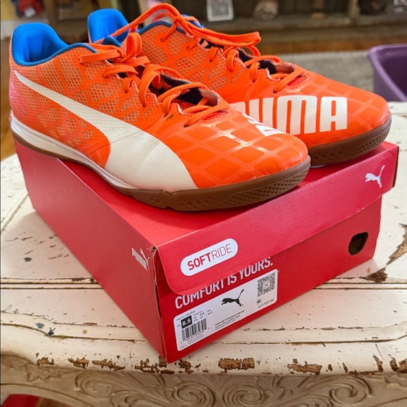 Puma | Shoes | Puma Bright Orange Evospeed Shoes | Poshmark